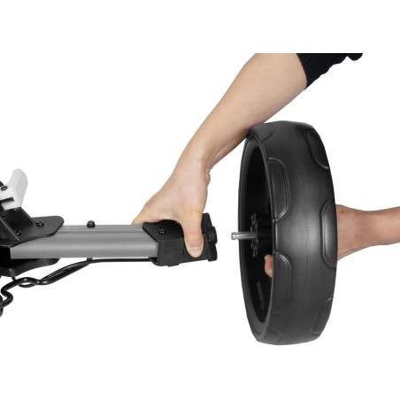 AXGLO - Vente chariot manuel 3 roues de golf V2 Push Cart Noir-Gris
